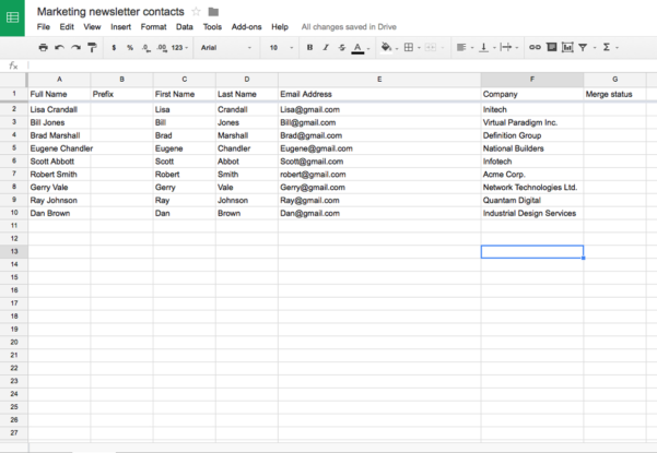 How To Send A Mass Email From Excel Spreadsheet for Gmail Mass Email ...