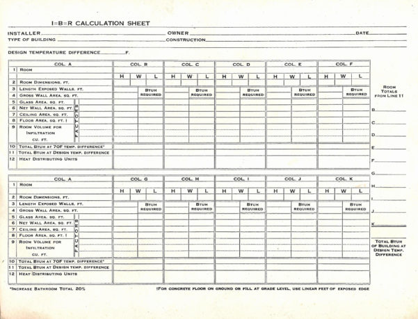 Hvac Load Calculation Spreadsheet — db-excel.com