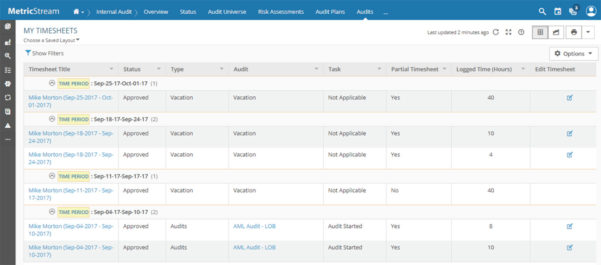 Internal Audit Tracking Spreadsheet — db-excel.com