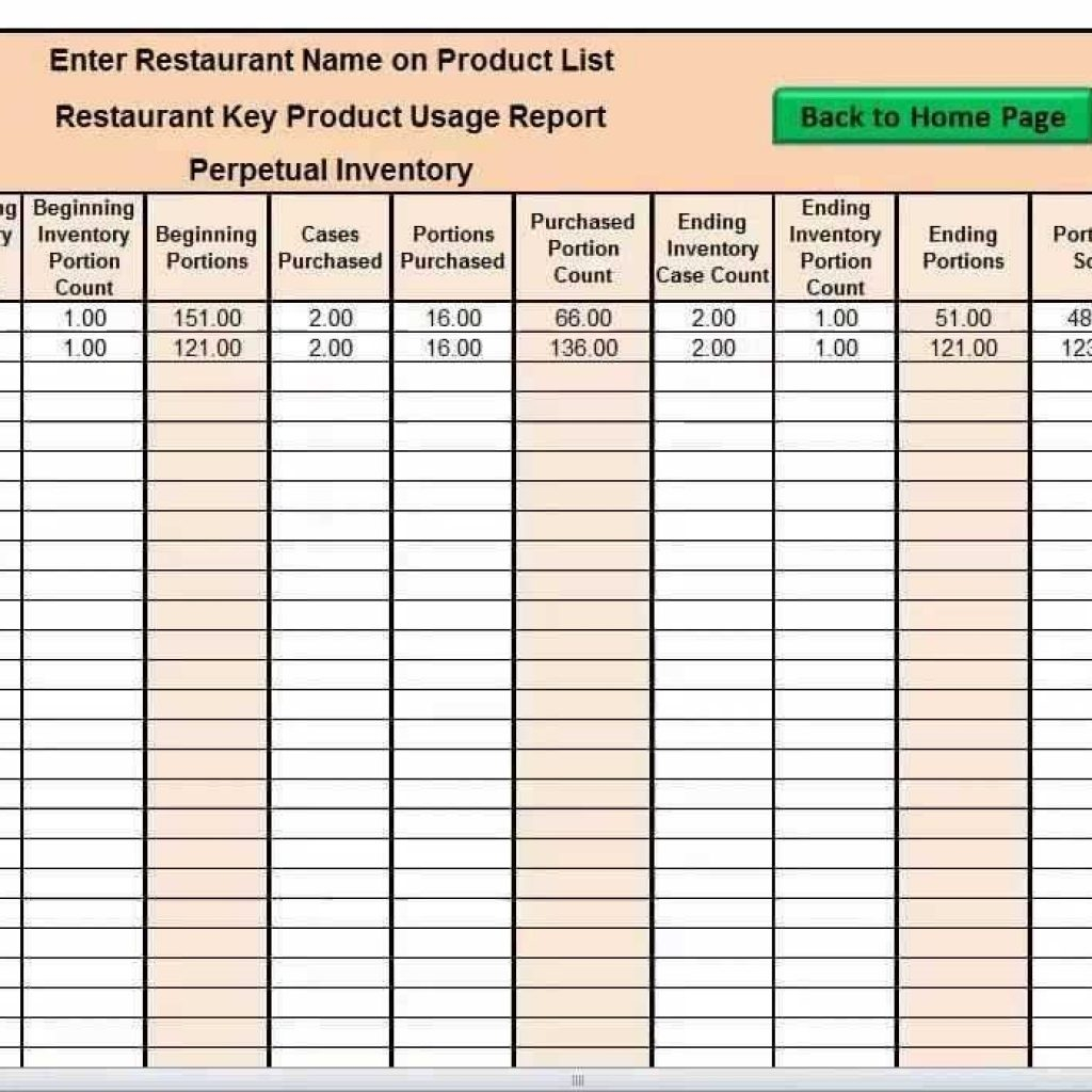 Inventory Spreadsheet Template Excel Product Tracking With Regard To