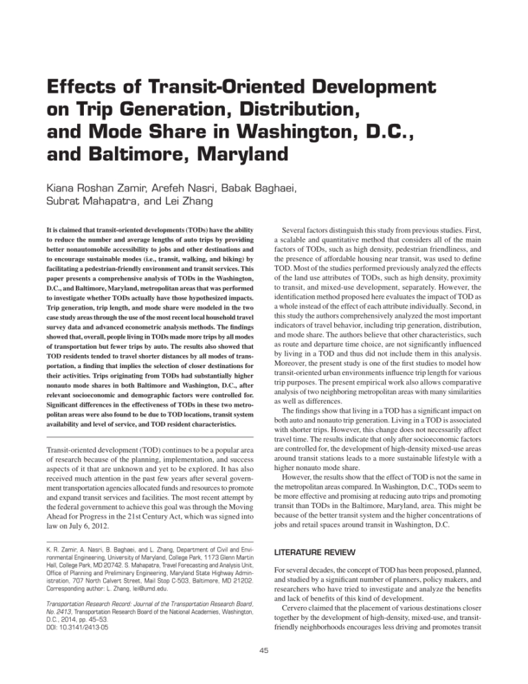 Ite Parking Generation Spreadsheet throughout Trip And Parking ...