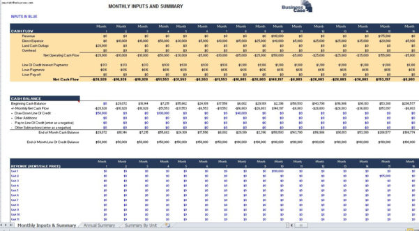 Land Development Spreadsheet — db-excel.com