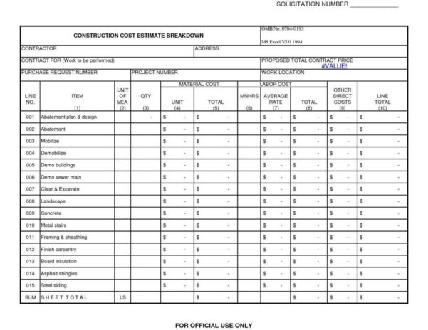 Landscaping Spreadsheet for Landscaping Estimate Template And Roof ...