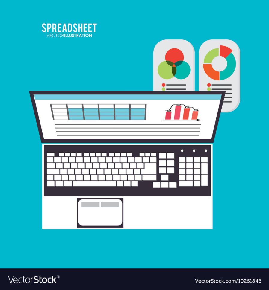 Laptop Spreadsheet — db-excel.com