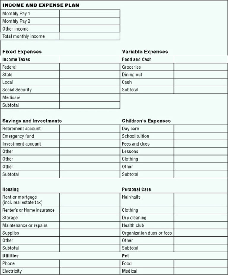 Llc Accounting Spreadsheet — db-excel.com