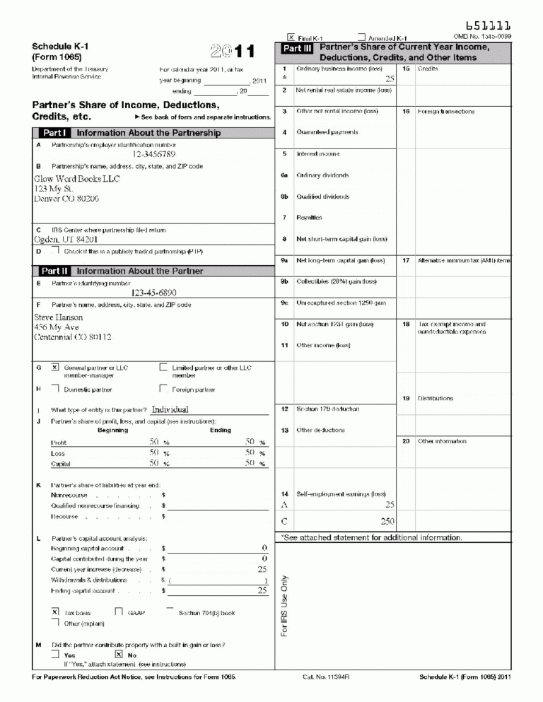 Llc Capital Account Spreadsheet — db-excel.com