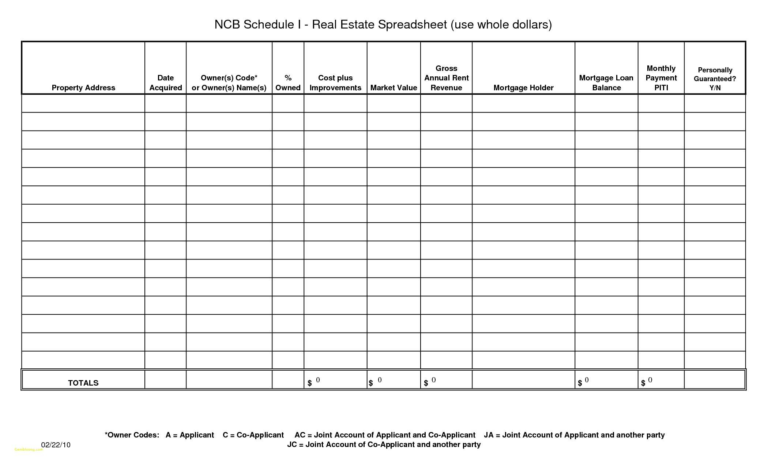 Loan Spreadsheet — db-excel.com