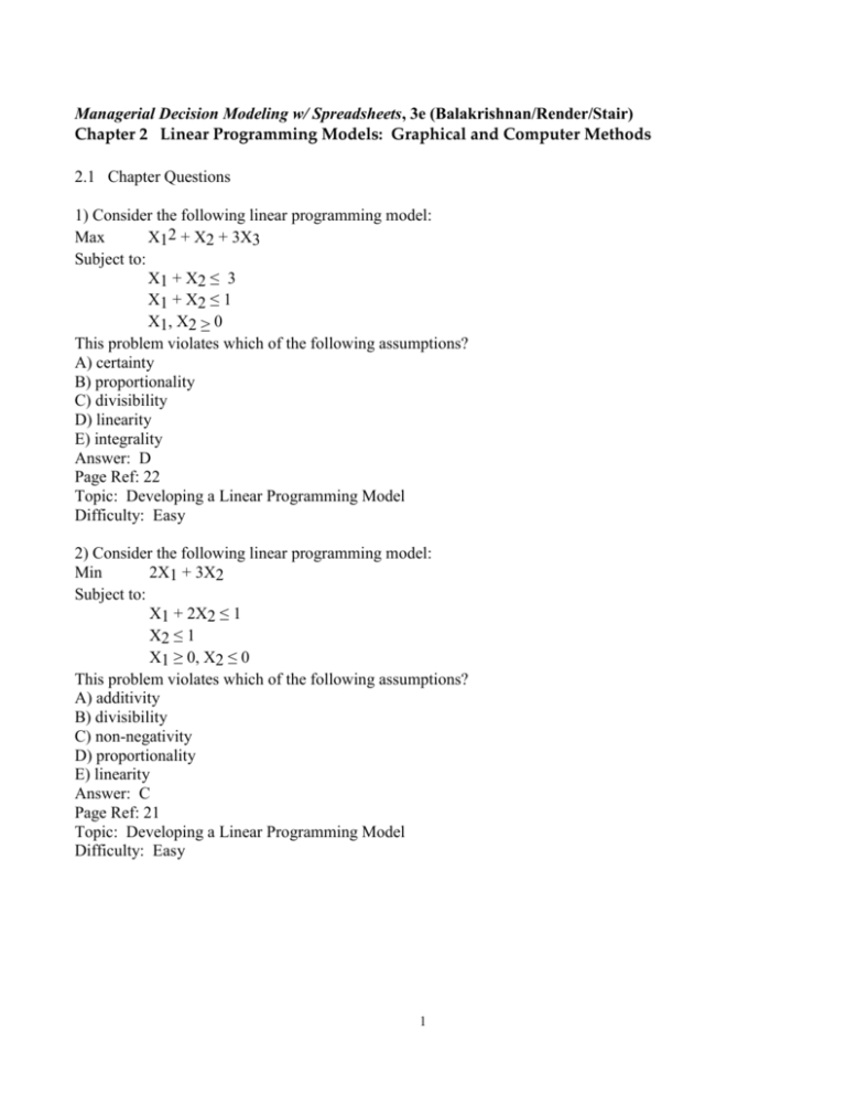 Managerial Decision Modeling With Spreadsheets Answer Key — db-excel.com