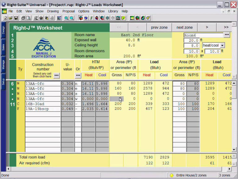 Manual J Calculation Spreadsheet — db-excel.com