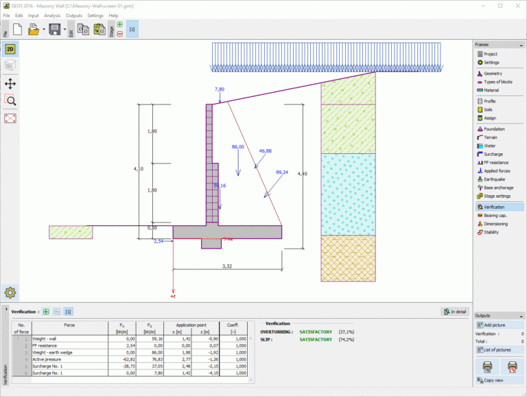 Masonry Wall Design Spreadsheet within Masonry Wall Geotechnical ...