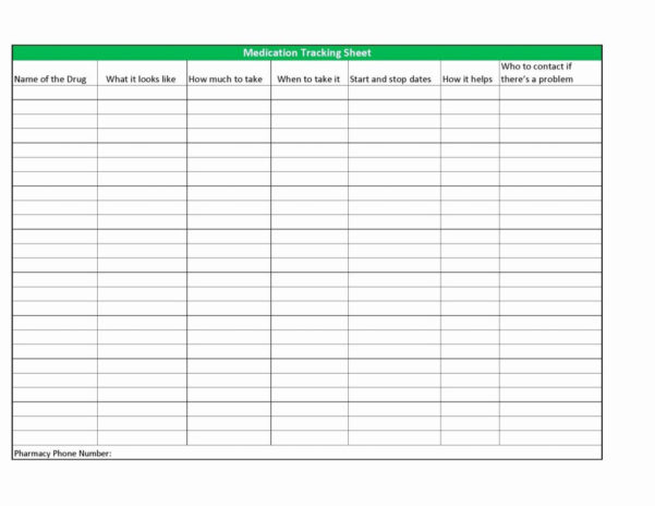 Medication Tracking Spreadsheet inside Medication Inventory Spreadsheet ...