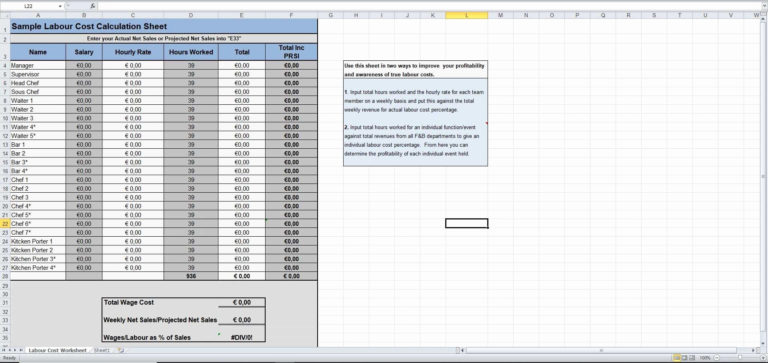 Merchandise Inventory Spreadsheet — db-excel.com