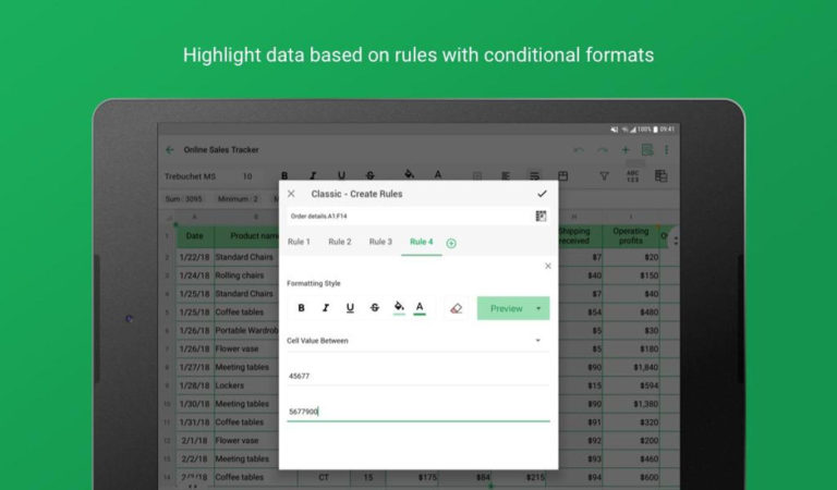 Mobile Spreadsheet — db-excel.com