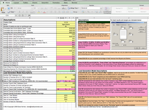 Mrea Economic Model Spreadsheet — db-excel.com