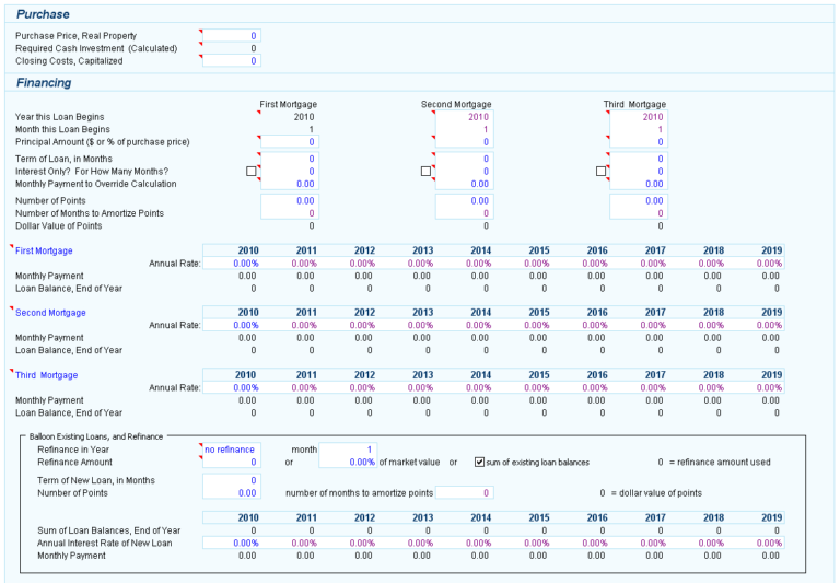 Multifamily Investment Spreadsheet throughout Real Estate Investment ...