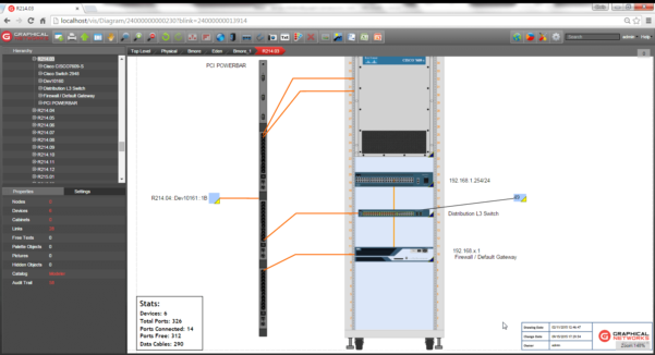 Network Cabling Spreadsheet in Cable Management Software Dcim, Network Documentation, Osp ...