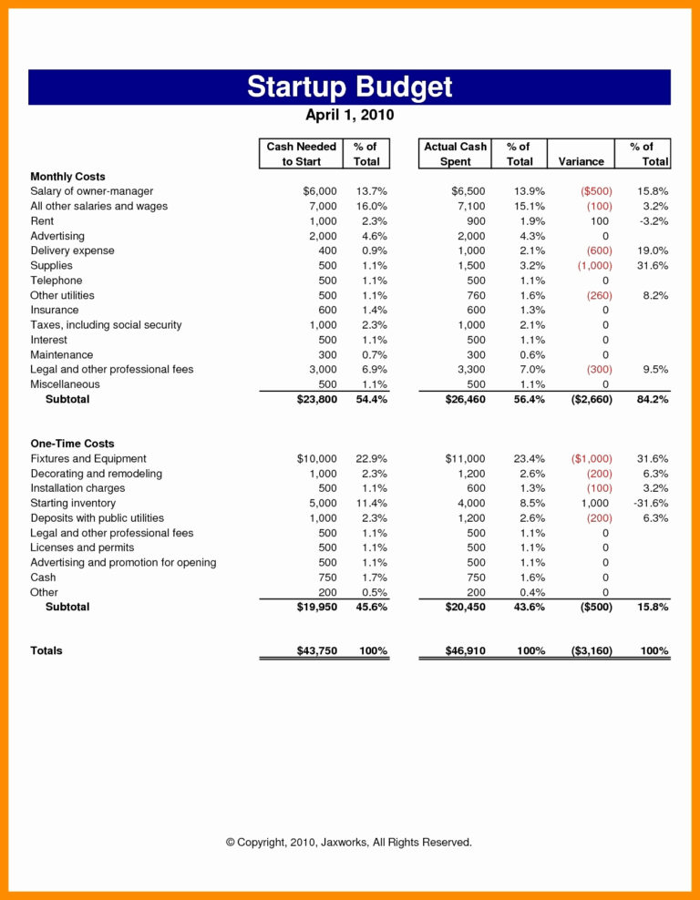 Owner Operator Expense Spreadsheet — db-excel.com