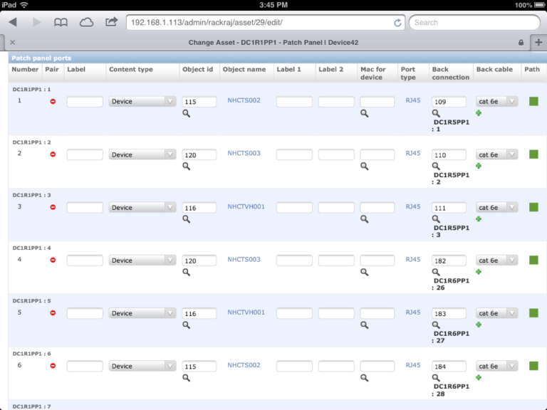 Patch Panel Spreadsheet Template — db-excel.com