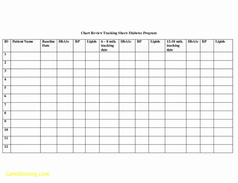 Patient Tracking Spreadsheet Template inside Diabetes Spreadsheet Or ...