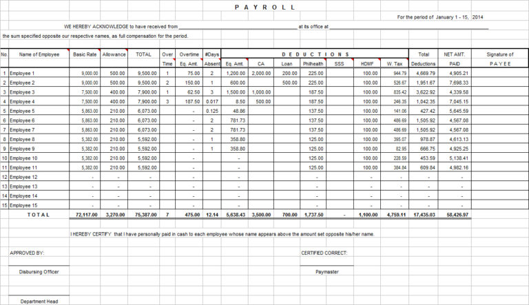 Payroll Accrual Spreadsheet — db-excel.com