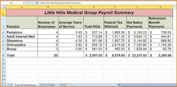 Payroll Spreadsheet Examples — db-excel.com