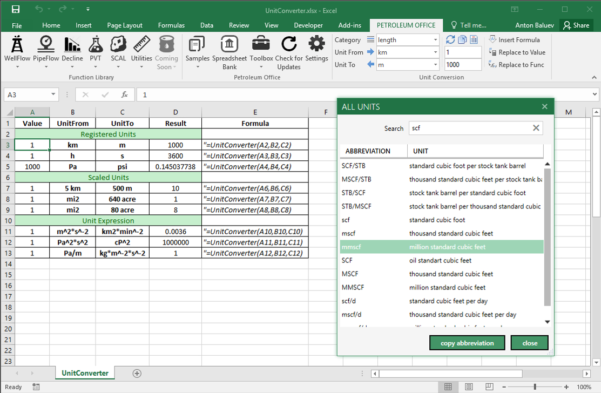 Petroleum Engineering Spreadsheet Excel intended for Petroleum Engineering Calculations In ...