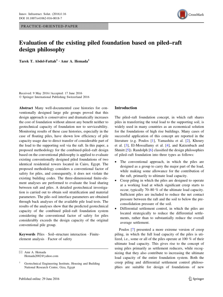 Piling Mat Design Spreadsheet in Pdf Tall Building Foundations: Design ...