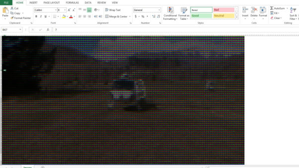 Pixel Spreadsheet Converter — db-excel.com