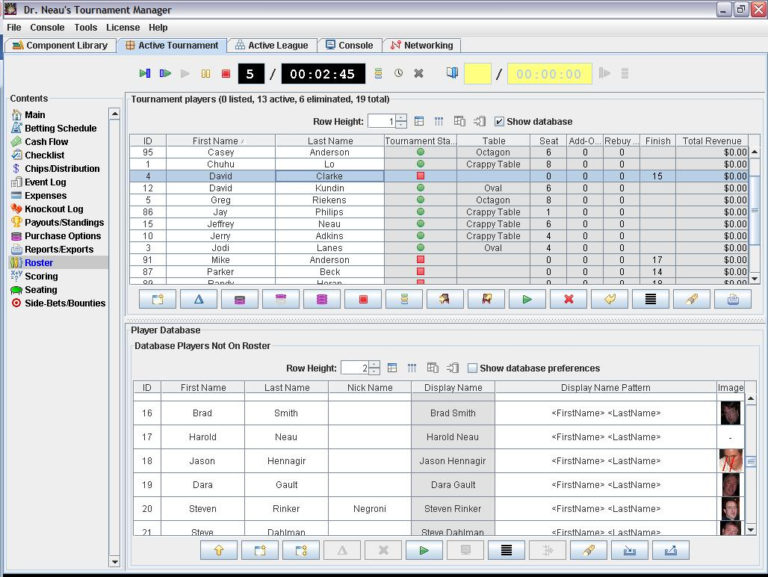 Poker Tournament Formula Spreadsheet throughout Dr. Neau's Tournament ...