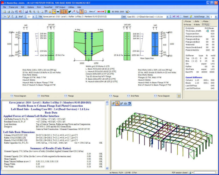 Portal Frame Design Spreadsheet — db-excel.com