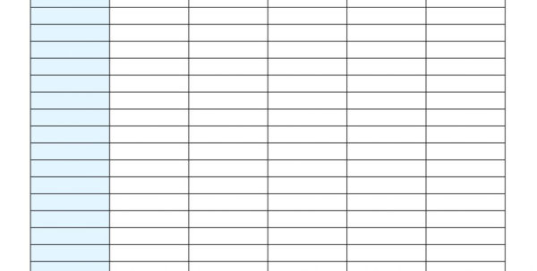 Printable Blank Spreadsheet With Lines 1 Printable Spreadshee Printable 