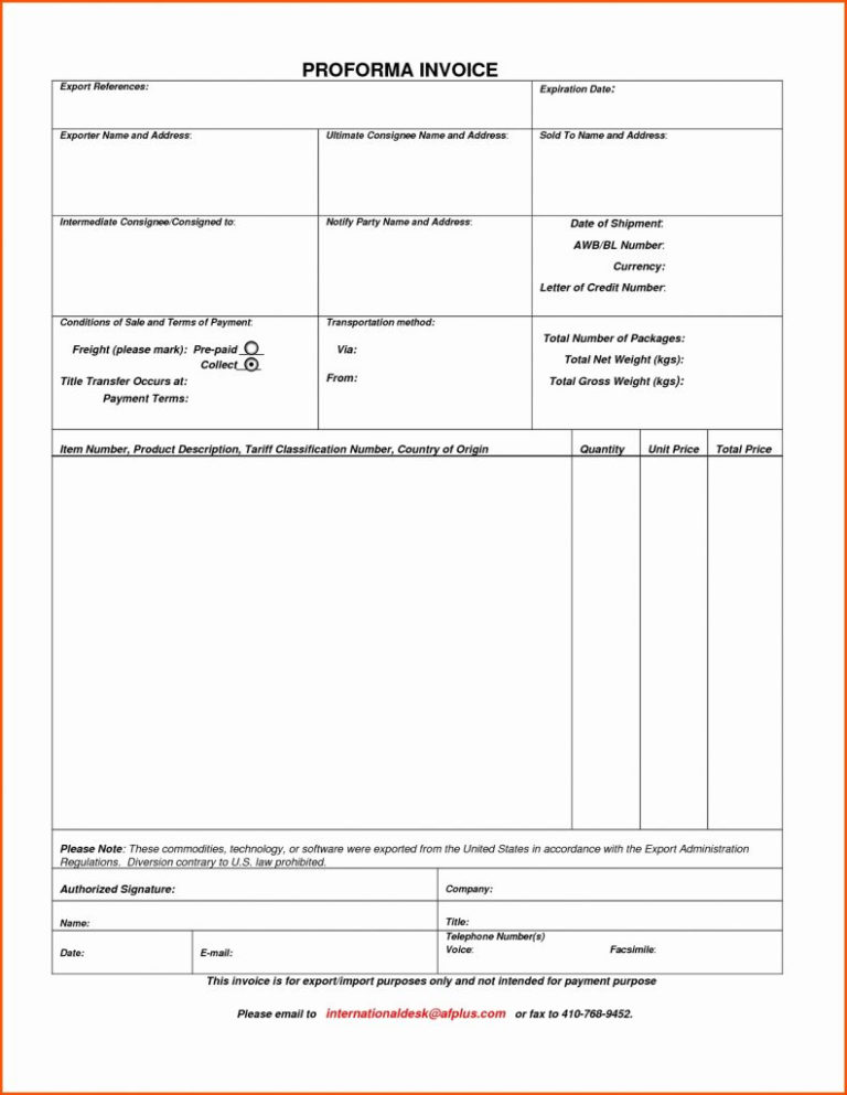 Pro Forma Spreadsheet pertaining to Sample Invoices Excel Of Proforma Invoice Template Download ...
