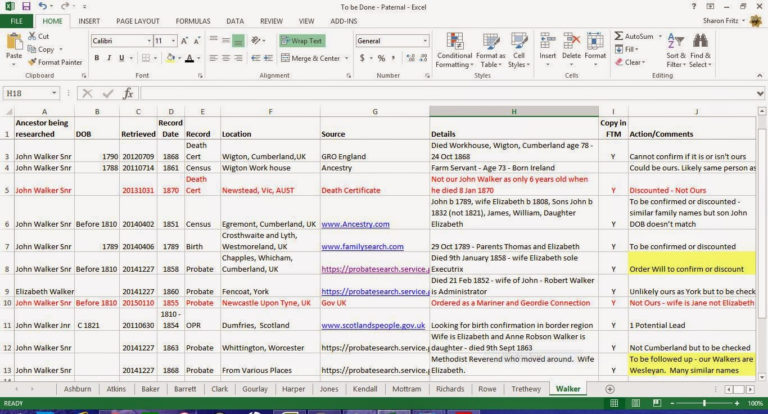 Probate Spreadsheet Template — db-excel.com