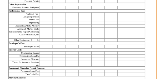 Property Development Appraisal Spreadsheet Google Spreadshee property ...
