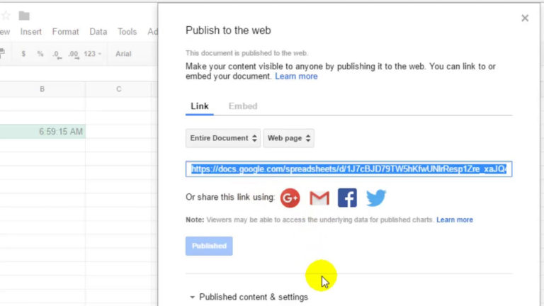 Publish An Excel Spreadsheet To The Web — db-excel.com