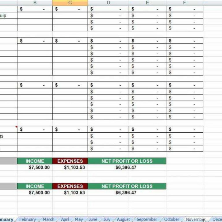 Real Estate Agent Expense Excel Spreadsheet — db-excel.com