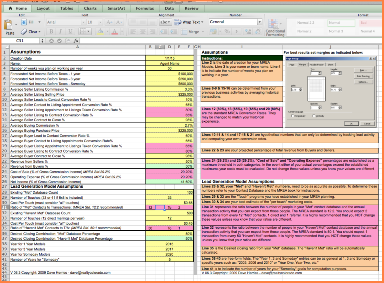 Realtor Expenses Spreadsheet in Real Estate Agent Expense Tracking ...