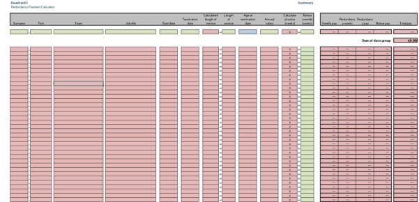 Redundancy Calculator Spreadsheet within Uk Redundancy Calculator — db ...