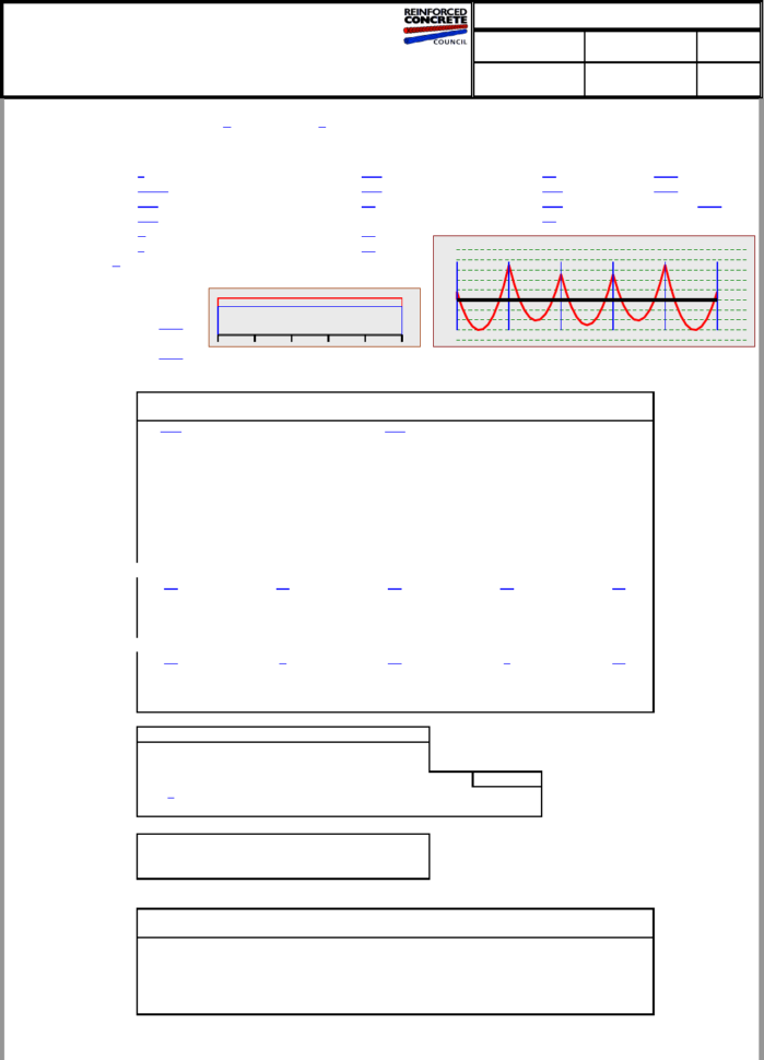 Reinforced Concrete Slab Design Spreadsheet for Ribbed Slab Design To ...