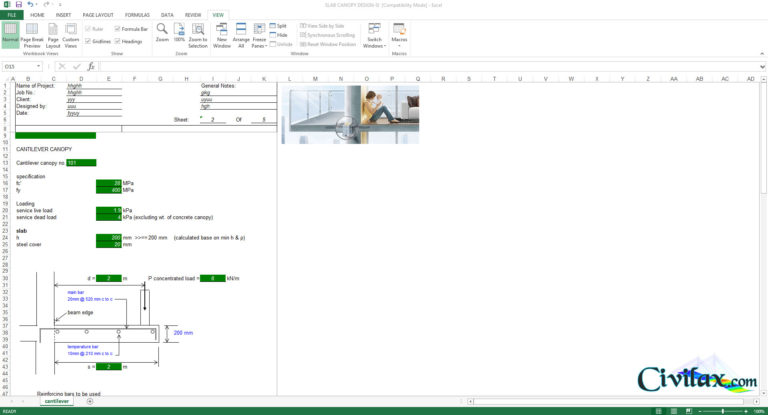 Reinforced Concrete Slab Design Spreadsheet — db-excel.com