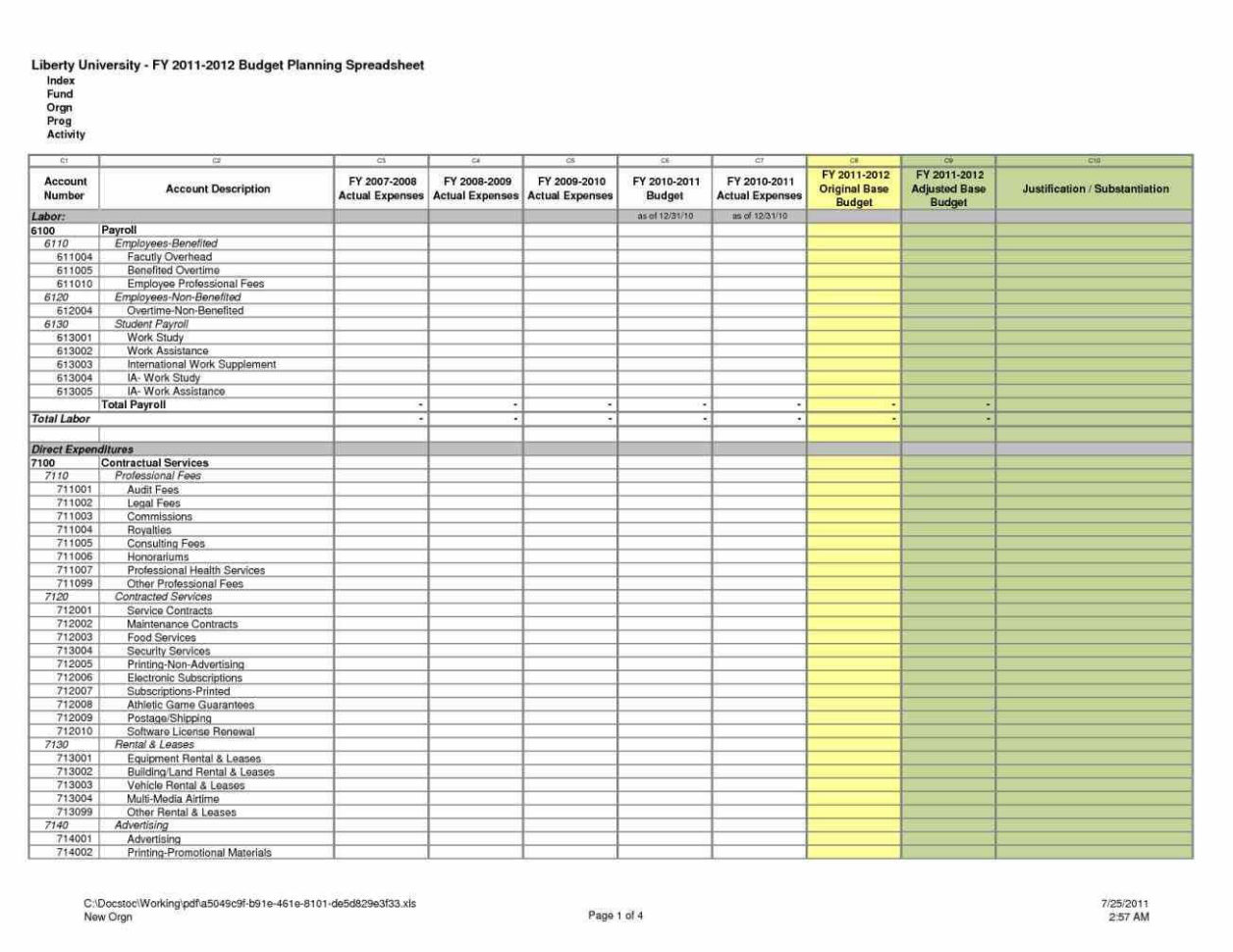 Rental Comparison Spreadsheet Pertaining To College Comparison Rent 