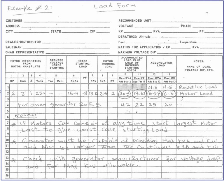 Residential Load Calculation Spreadsheet — db-excel.com