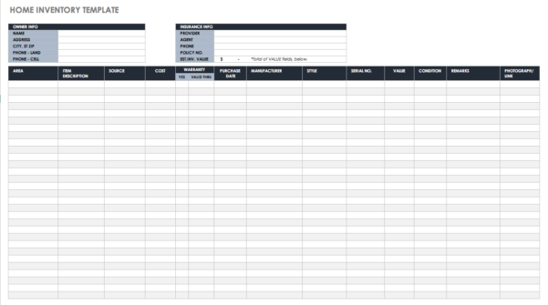 Restaurant Inventory Spreadsheet Xls for Free Excel Inventory Templates ...