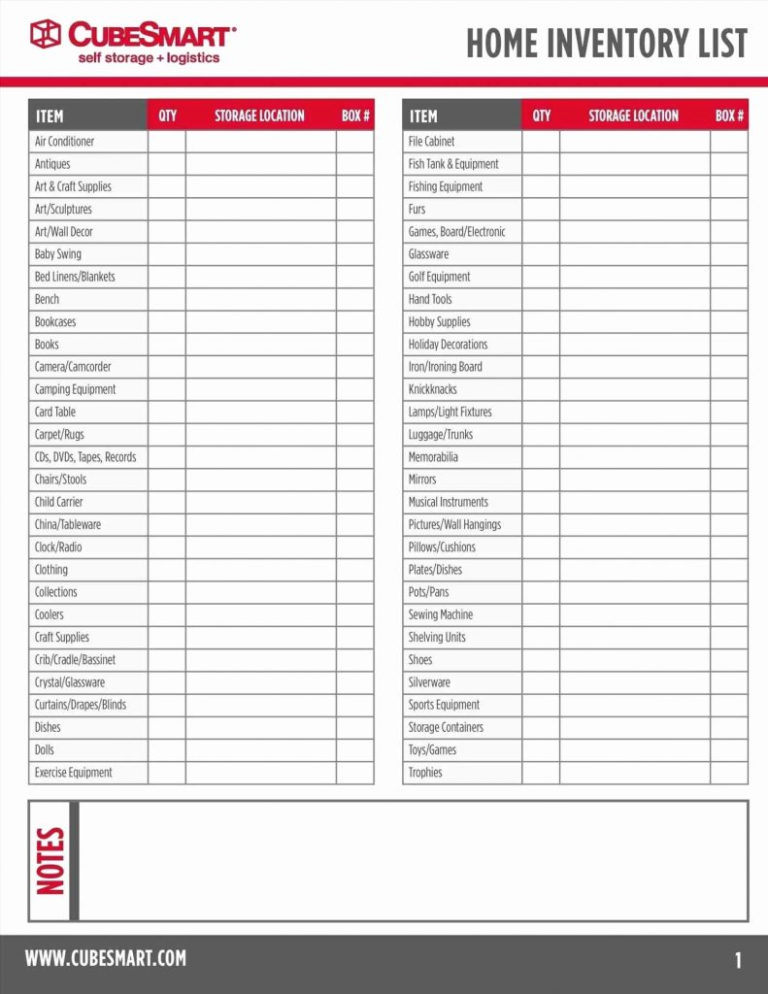 Retail Store Inventory Spreadsheet — db-excel.com