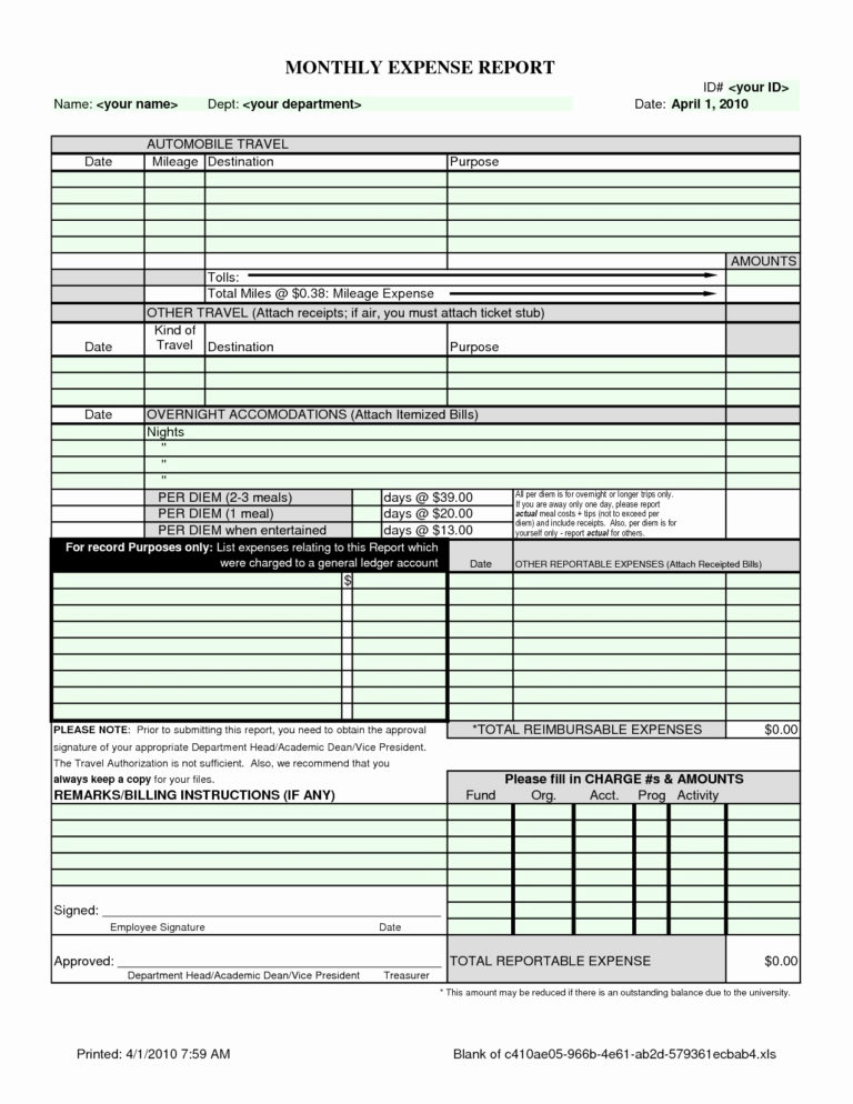 Running Spreadsheet for Mileage Tracker Spreadsheet Sheet Gas Track ...