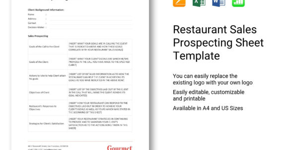 Sales Prospecting Spreadsheet Templates Google Spreadshee sales ...