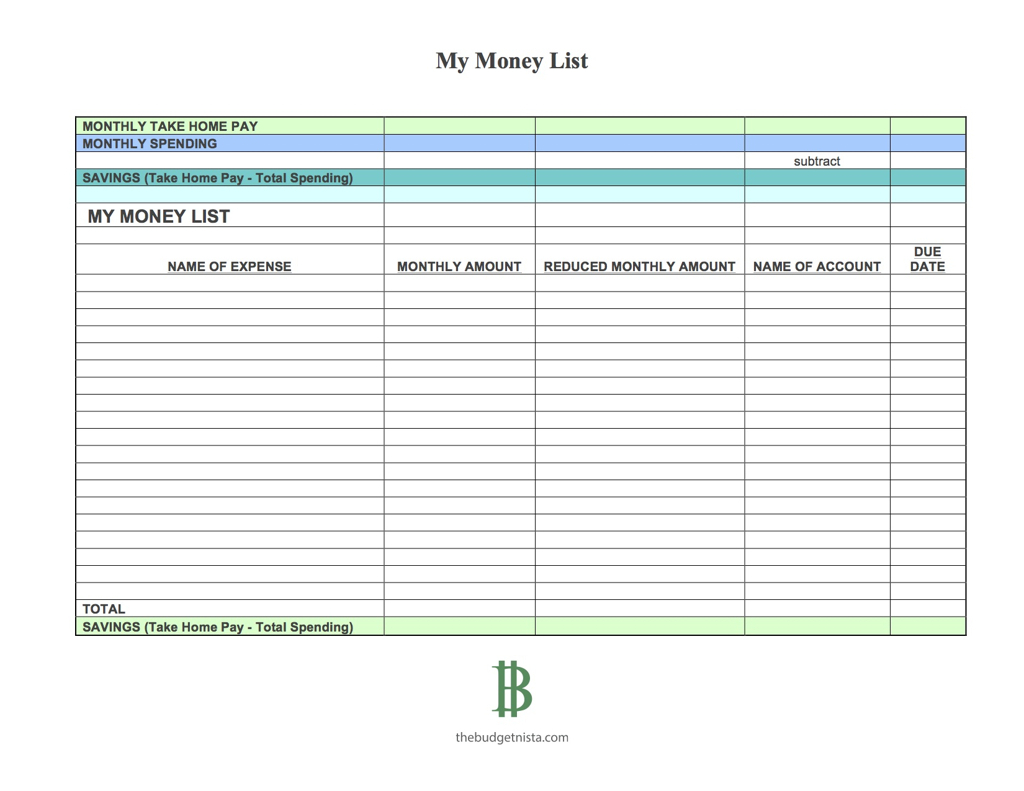 Savings Budget Spreadsheet With Regard To The One Week Budget Templates Savings Budget Spreadsheet With Regard To The One Week Budget Templates