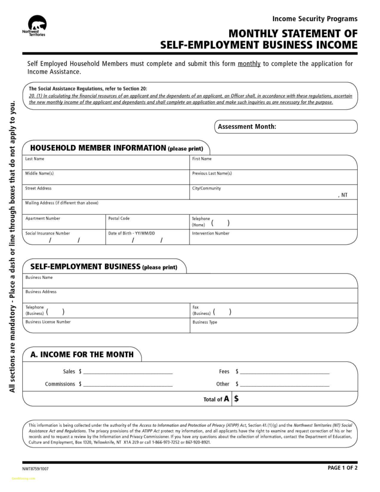 Self Assessment Spreadsheet Template with Self Employed Spreadsheet ...