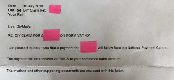 Self Build Vat Reclaim Spreadsheet within A Guide To The Vat Reclaim ...