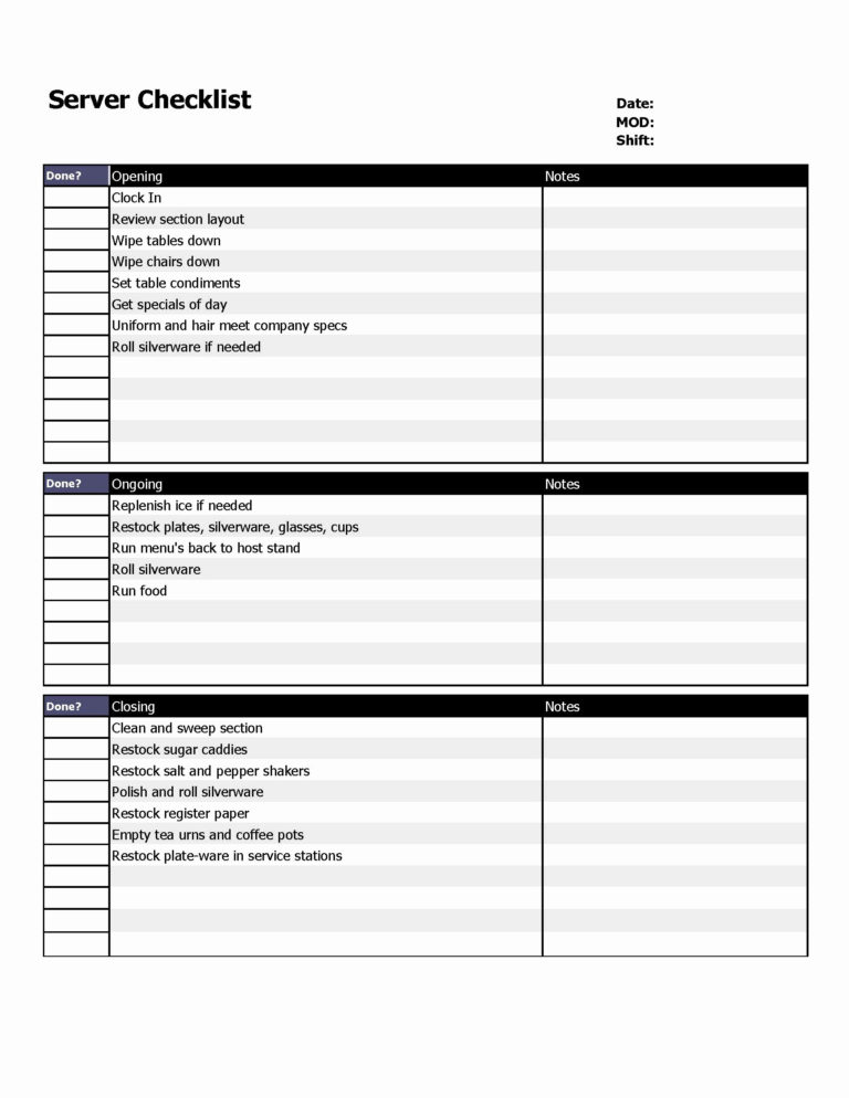 Server Inventory Spreadsheet Template — db-excel.com